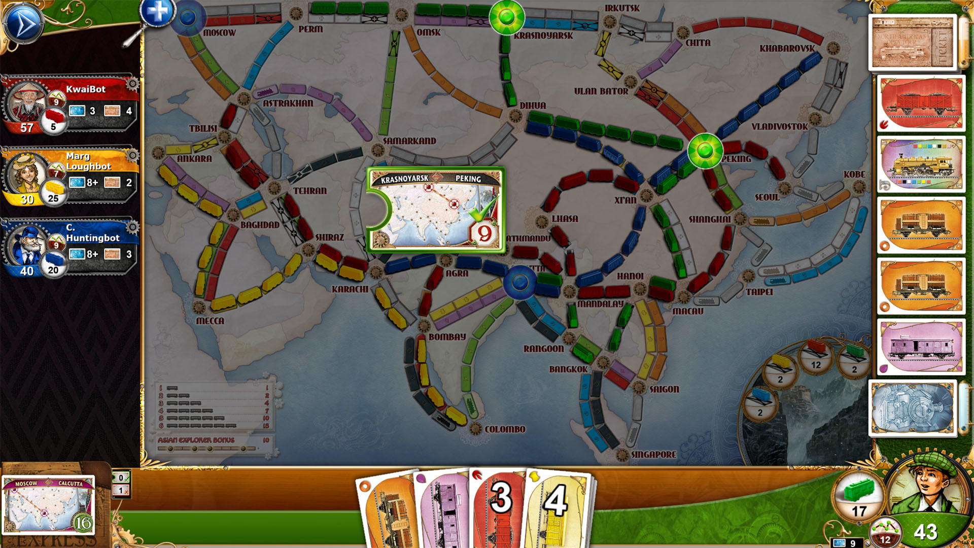 Ticket To Ride: Classic Edition - Legendary Asia on Steam