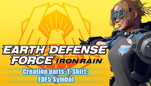 EARTH DEFENSE FORCE: IRON RAIN - Creation parts: T-Shirt: EDF5 Symbol ...
