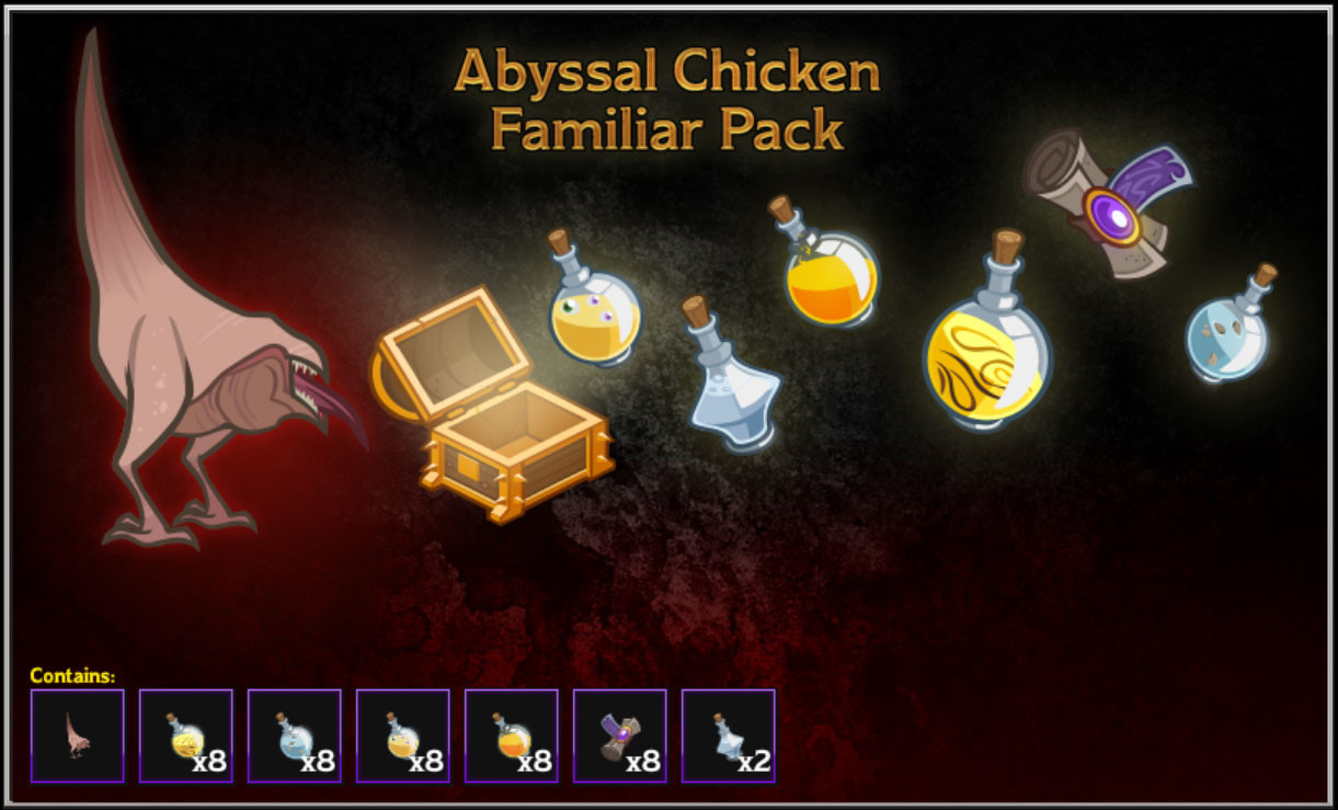 Abyssal Chicken Familiar Pack | Steambase
