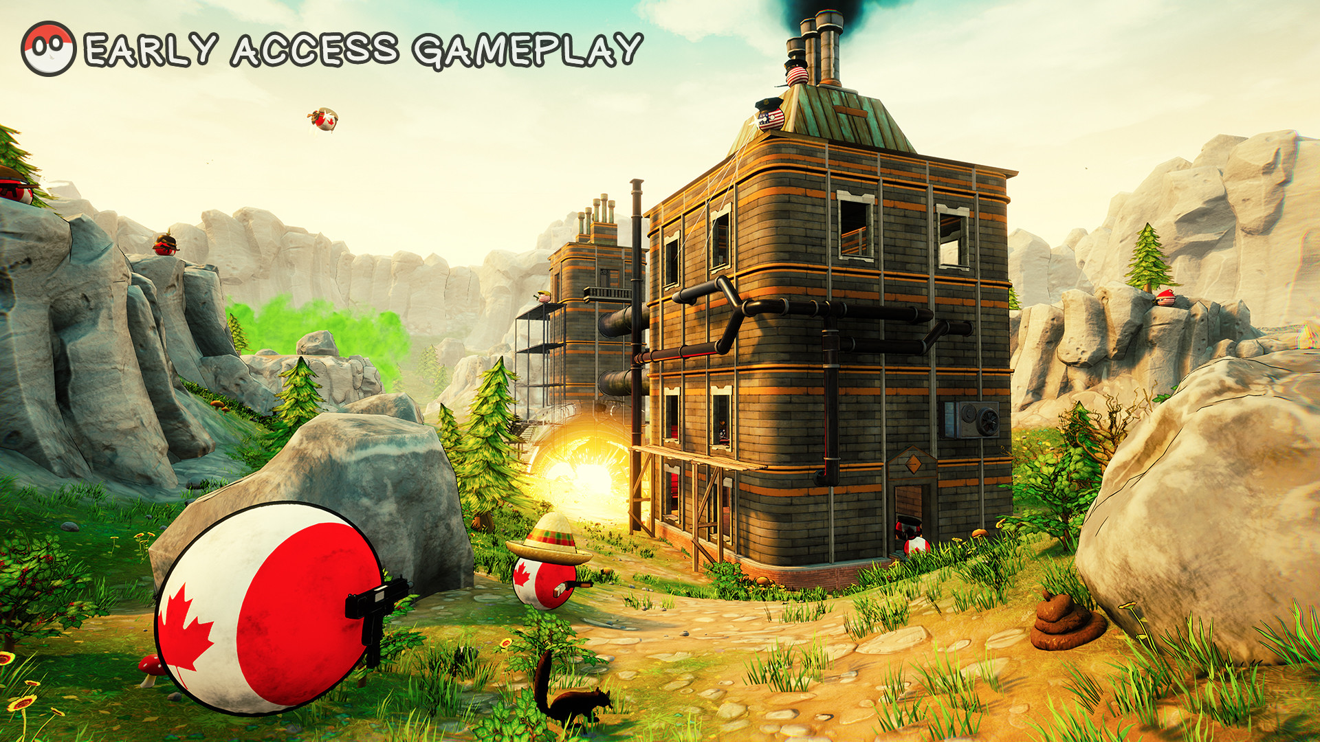 Countryballs: Modern Ballfare · 스팀