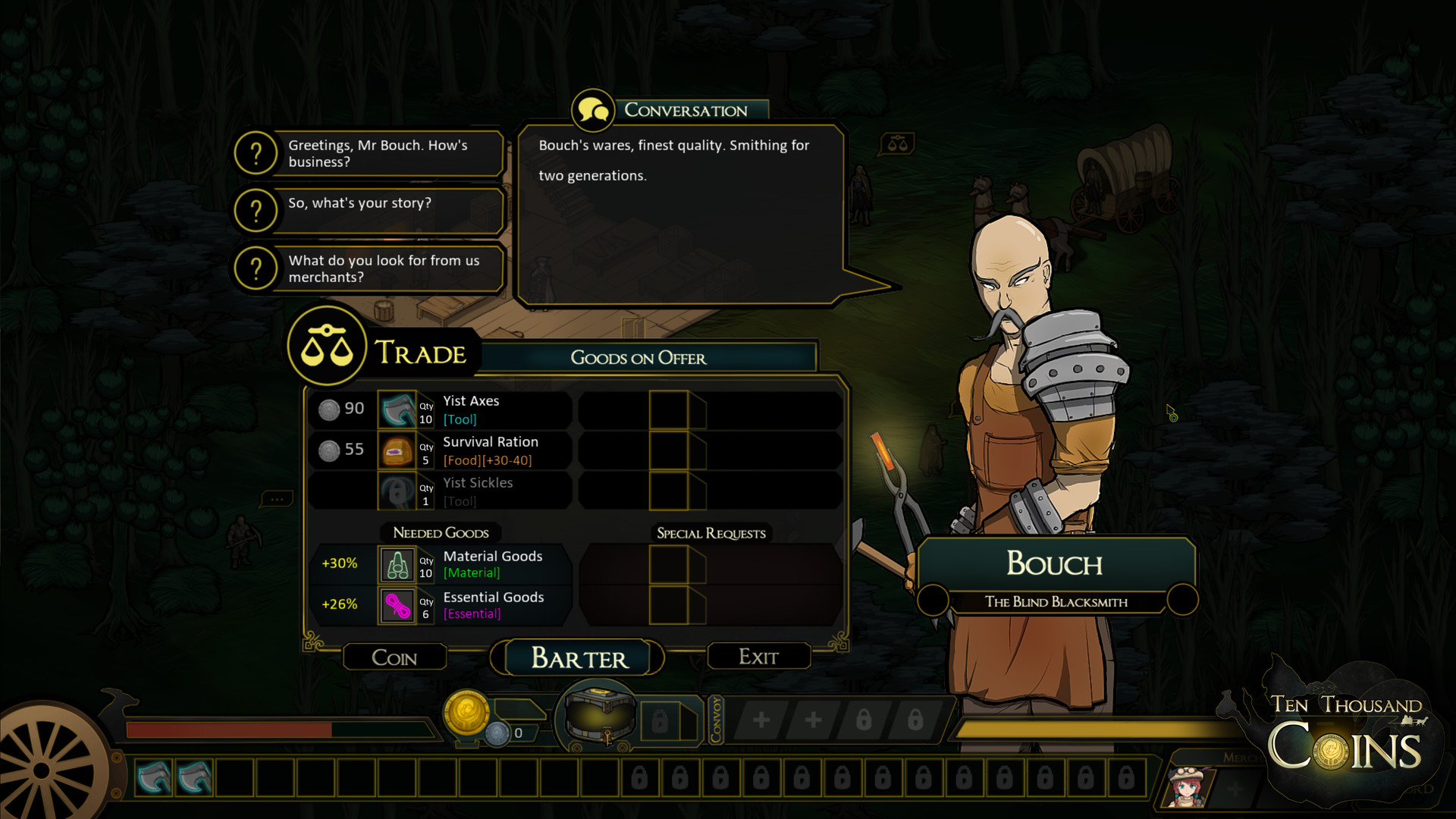 Ten Thousand Coins: The Golden Merchant on Steam