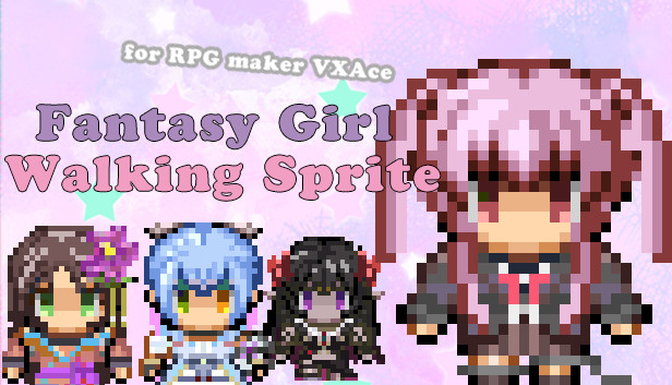 RPG Maker VX Ace - Fantasy Girl Walking Sprite on Steam