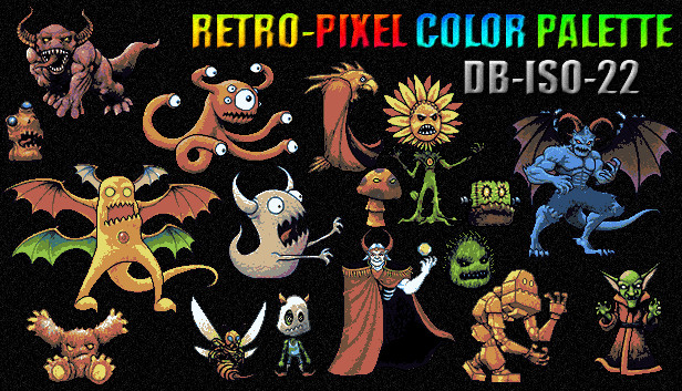 RETRO-PIXEL COLOR PALETTE - DB-ISO-22 on Steam