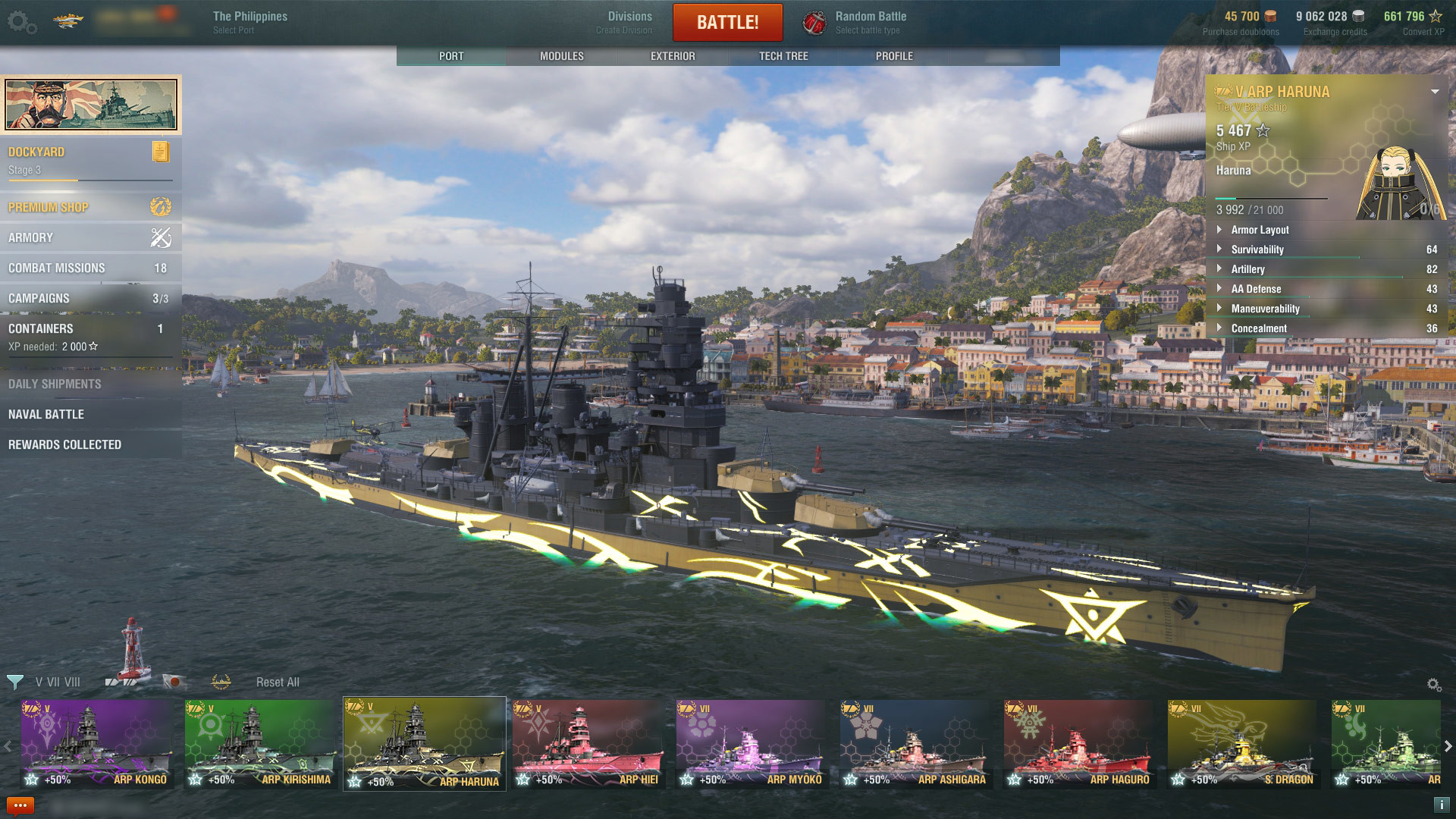 World of Warships — ARP Haruna | Steambase