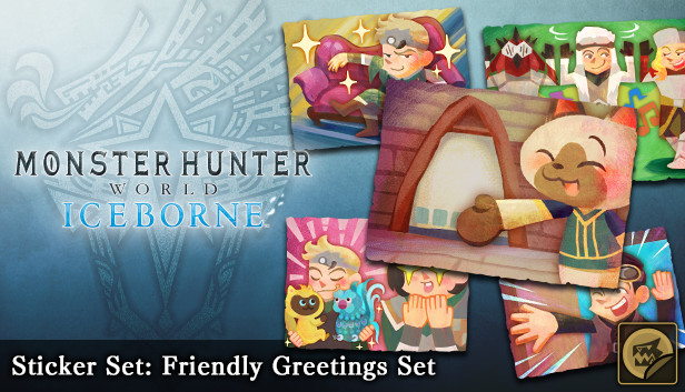 Monster Hunter: World - Sticker Set: Friendly Greetings Set on Steam