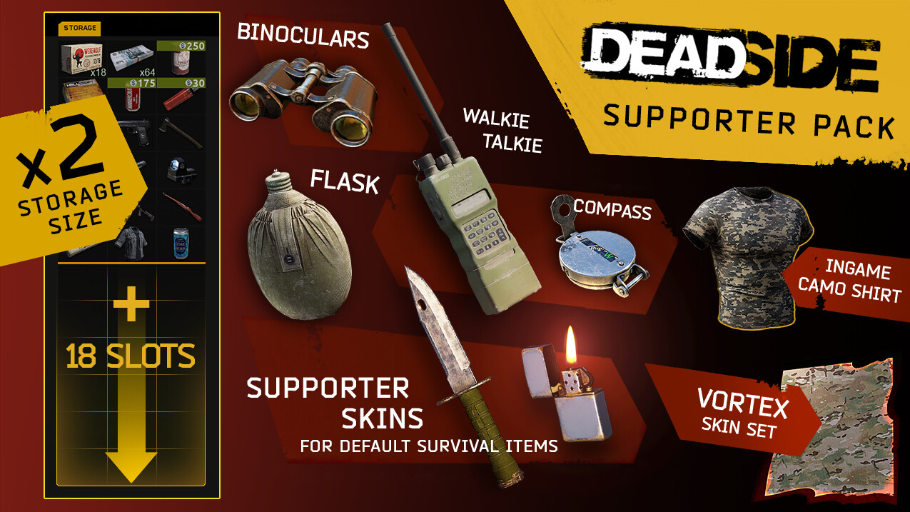 Steam で 35% オフ:Deadside Supporter Pack