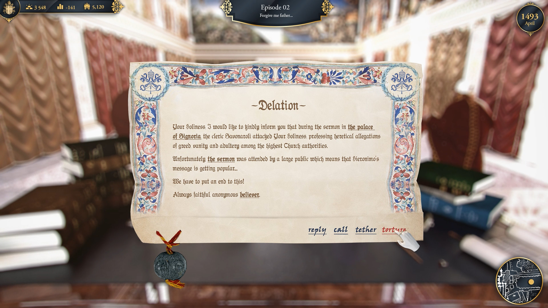 The Pope: Power & Sin on Steam