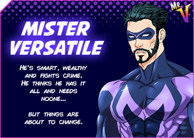 Mister Versatile: A Gay Superhero Visual Novel (2020) - MobyGames