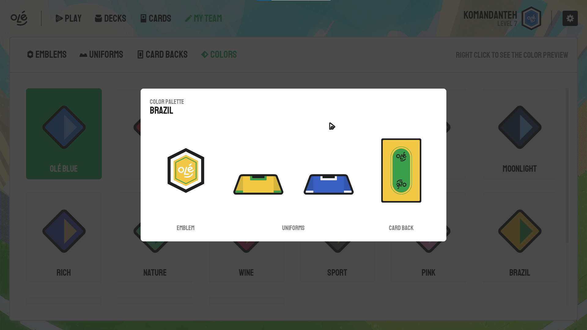 Ole - Card Game on Steam