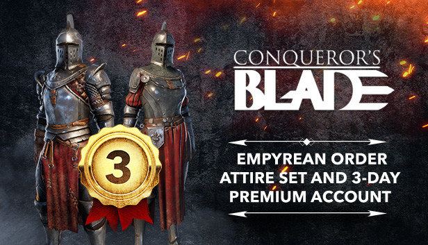 Conqueror's Blade - Empyrean Order Hero Attire & 3-Day Premium Account ...