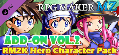 RPG Maker MZ - Add-on Vol.2: RM2K Hero Character Pack on Steam