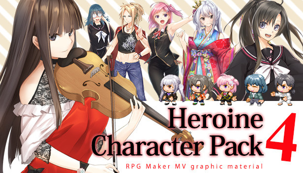 RPG Maker MV - Heroine Character Pack 4 on Steam