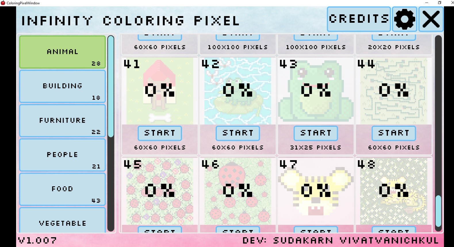 Infinity Coloring Pixel on Steam