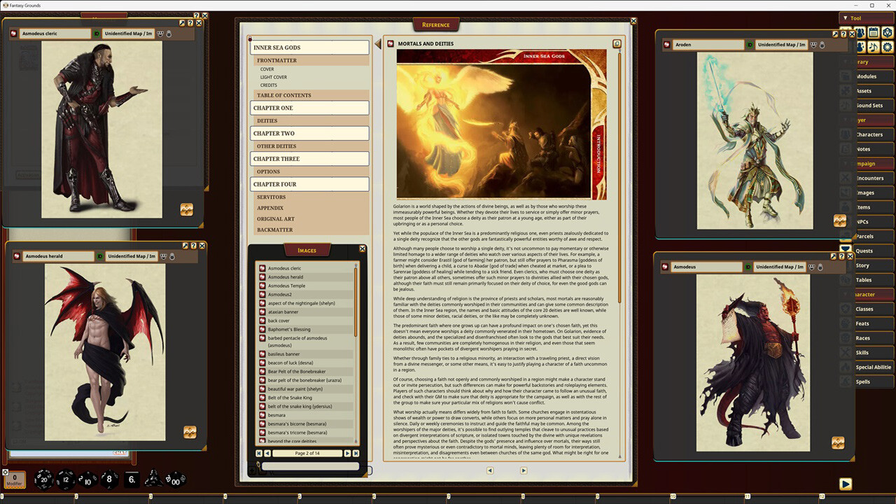 Fantasy Grounds Pathfinder Rpg Campaign Setting Inner Sea Gods On