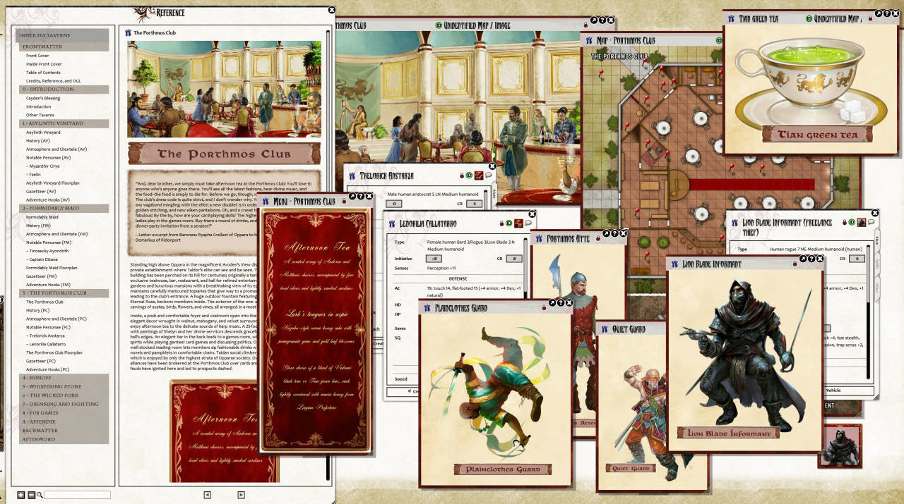 Fantasy Grounds Pathfinder Rpg Campaign Setting Inner Sea Taverns