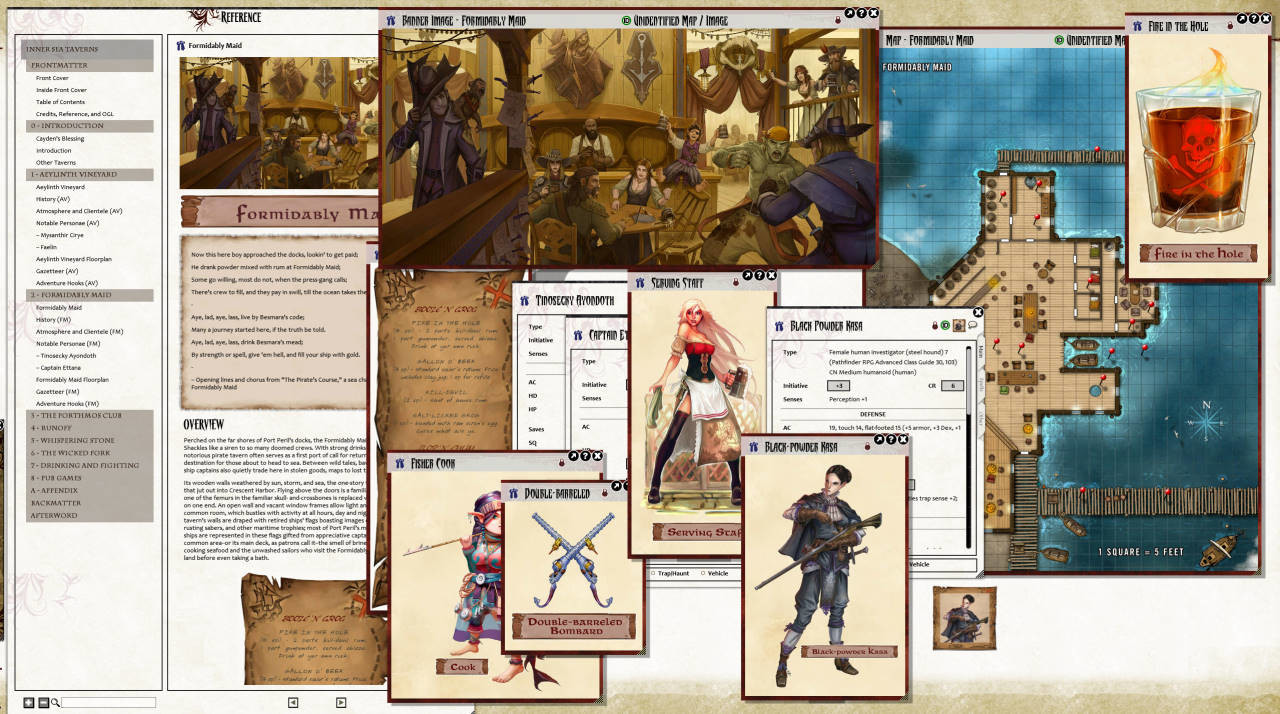 Fantasy Grounds Pathfinder Rpg Campaign Setting Inner Sea Taverns