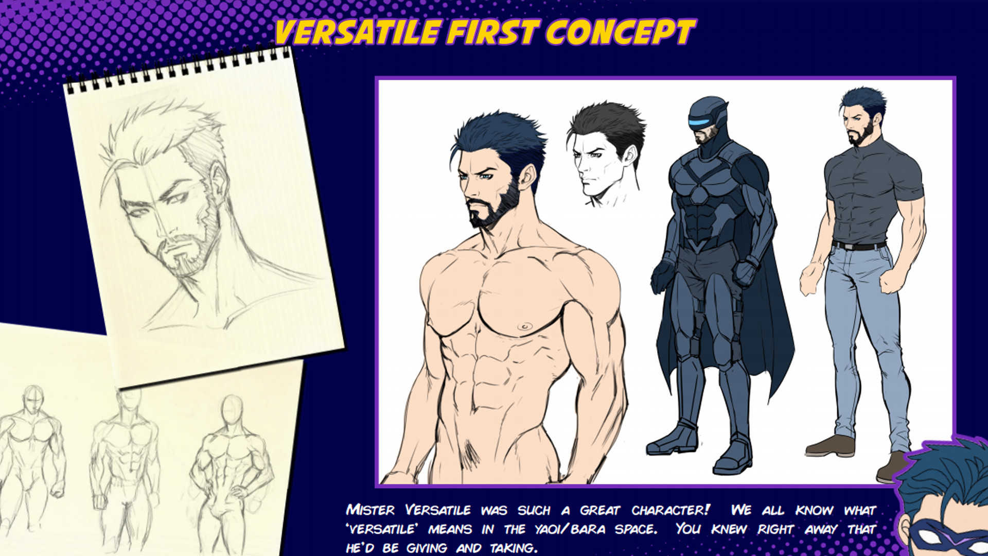 Mister Versatile Art Book On Steam