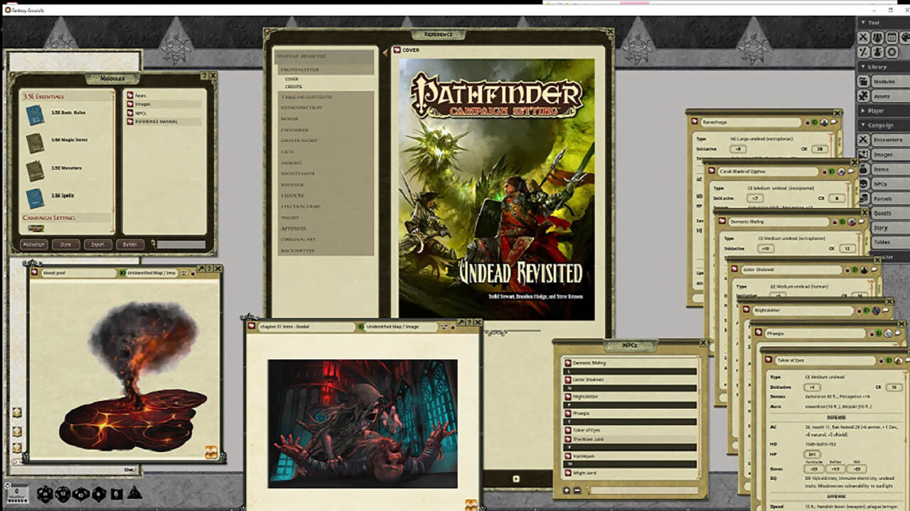 Fantasy Grounds Pathfinder Rpg Campaign Setting Undead Revisited