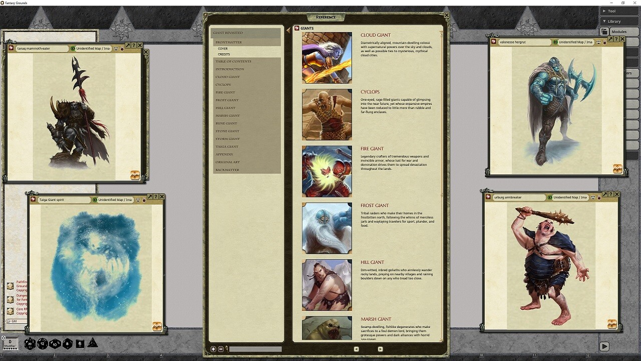 Fantasy Grounds Pathfinder Rpg Campaign Setting Giants Revisited