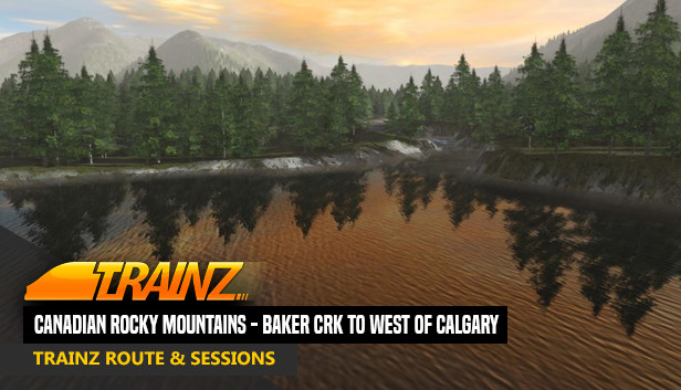 Trainz 2019 DLC - Canadian Rocky Mountains Baker Crk to West of Calgary ...