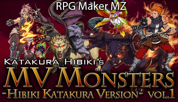 RPG Maker MZ - MV Monsters HIBIKI KATAKURA ver Vol.1 on Steam