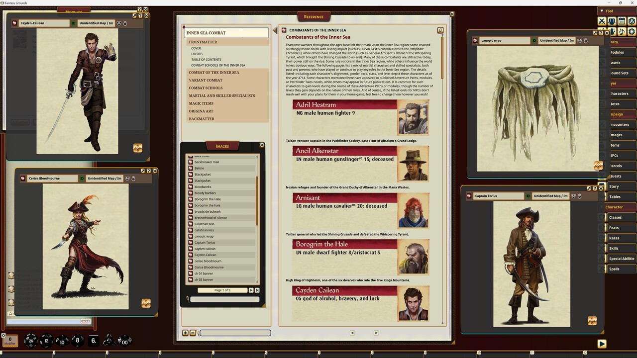 Fantasy Grounds Pathfinder Rpg Campaign Setting Inner Sea Combat
