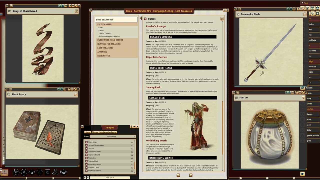 Fantasy Grounds Pathfinder Rpg Campaign Setting Lost Treasures On