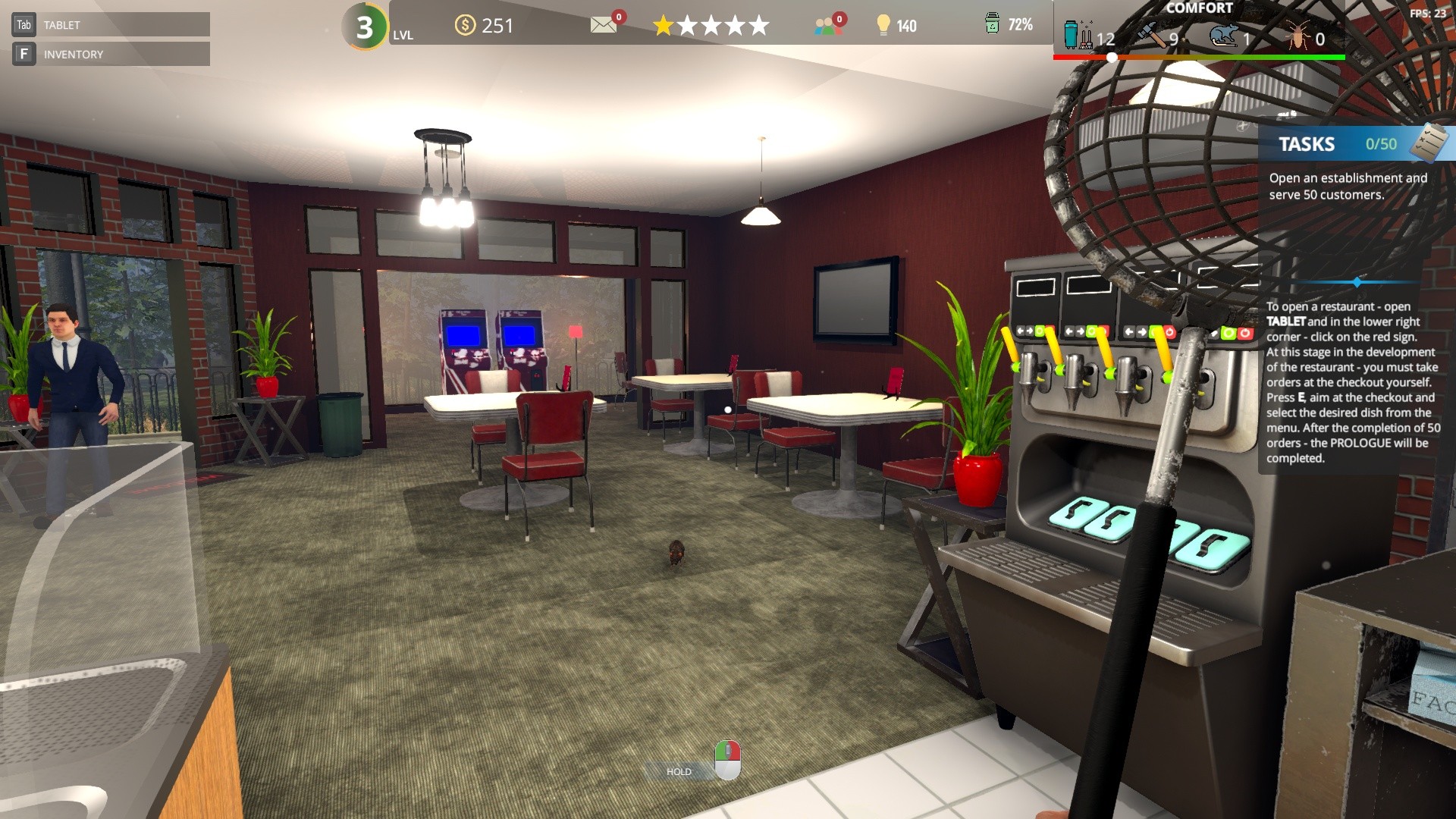 Cafe Owner Simulator - Keymailer