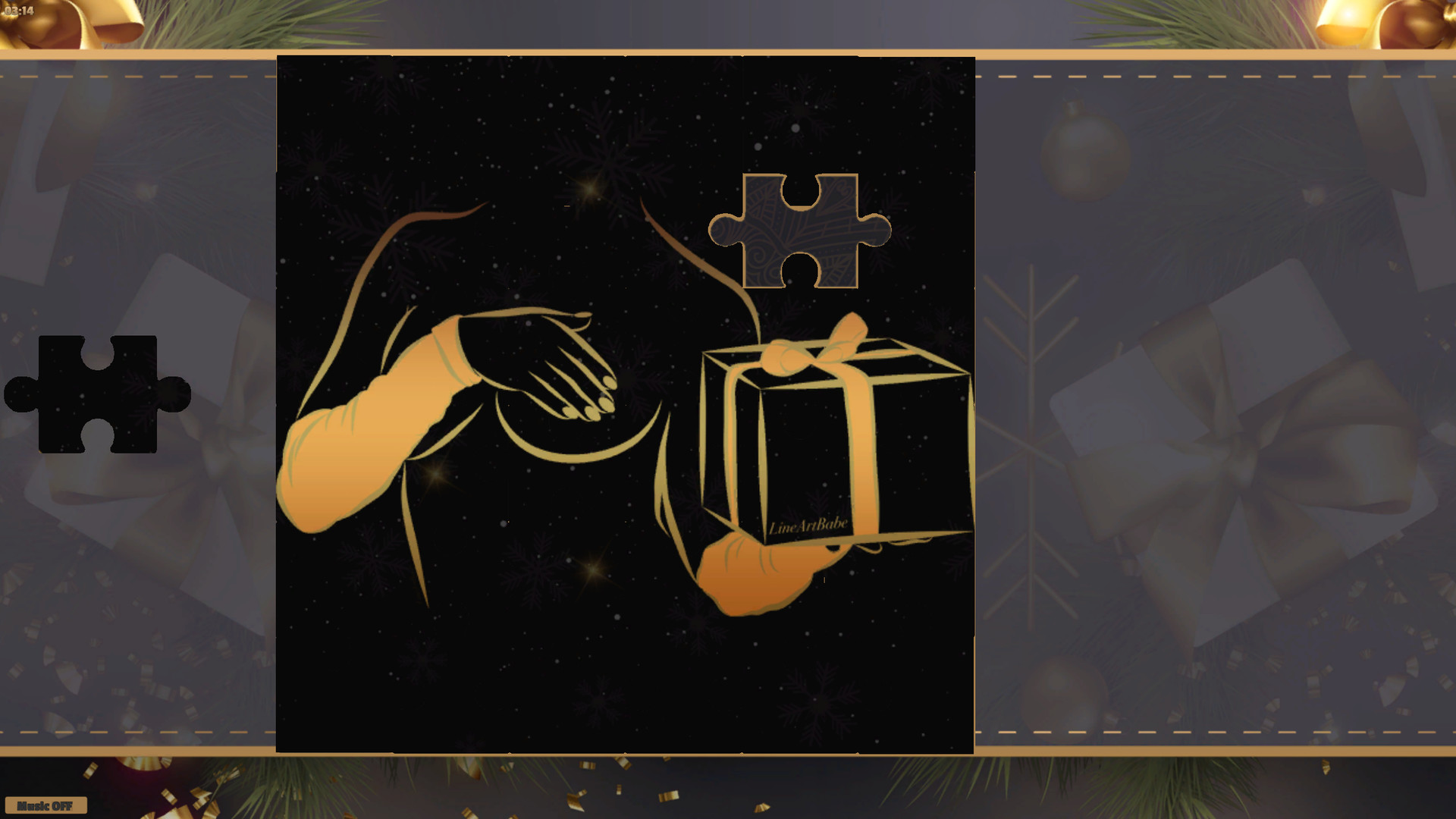 Save 75% on LineArt Jigsaw Puzzle - Erotica Christmas on Steam