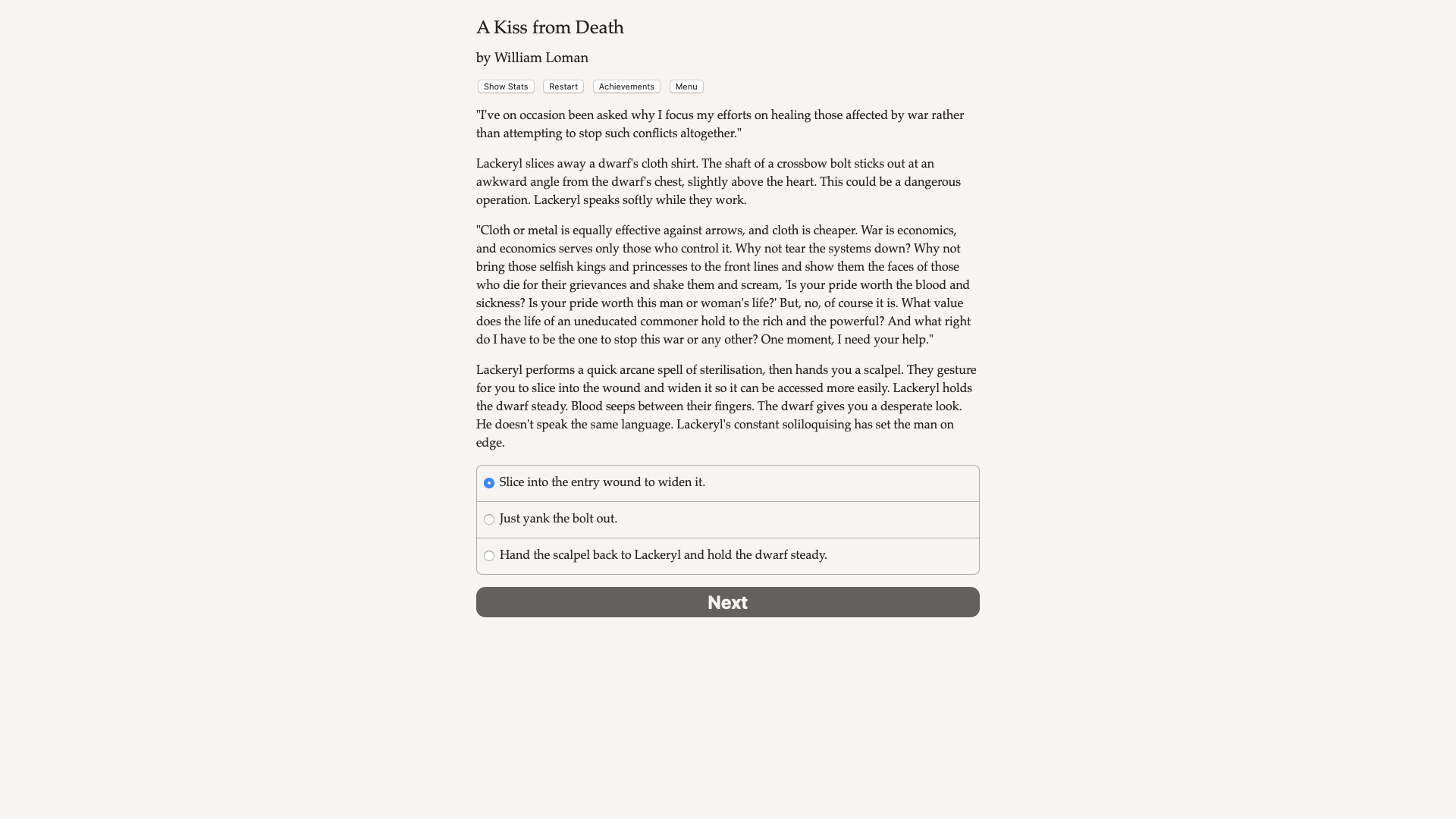 A Kiss from Death on Steam