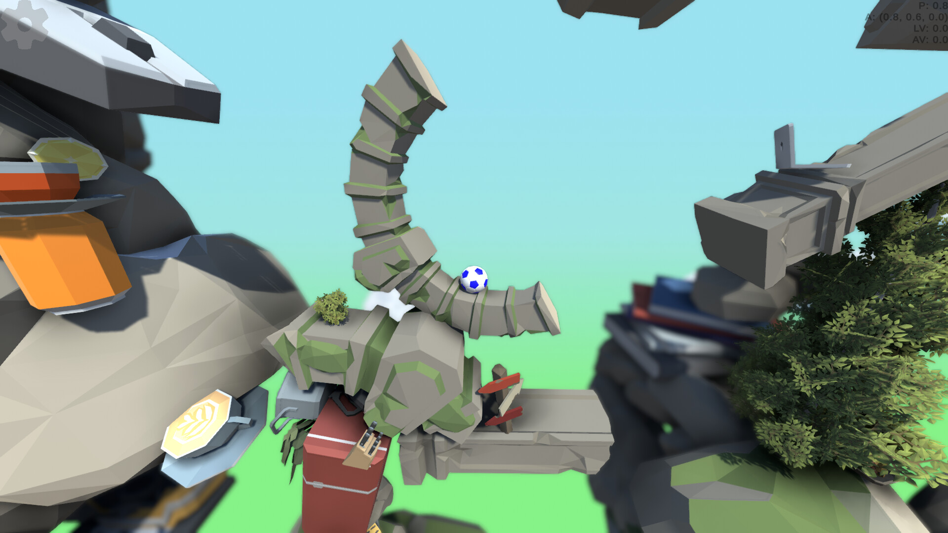 Kicking The Ball Over Mountains Of Stuff on Steam