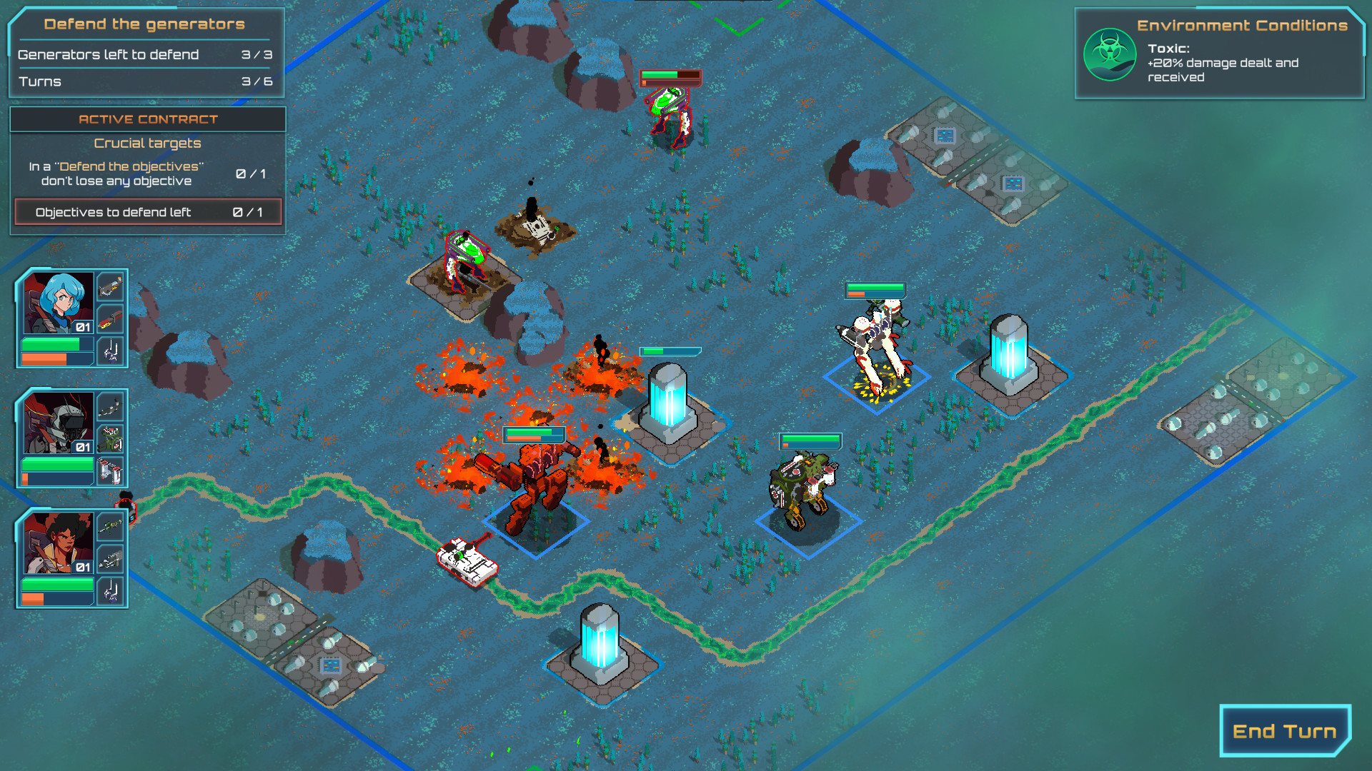 Ignited Steel: Mech Tactics on Steam