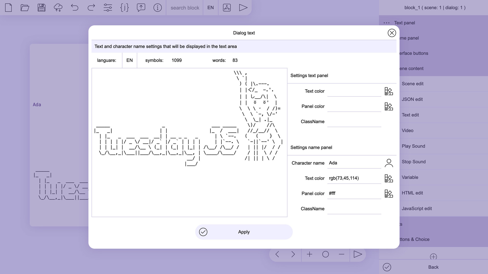 Tuesday JS visual novel engine on Steam