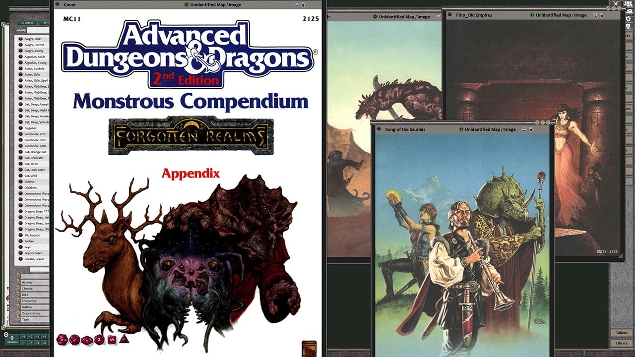 Fantasy Grounds Mc11 Monstrous Compendium Forgotten Realms Appendix