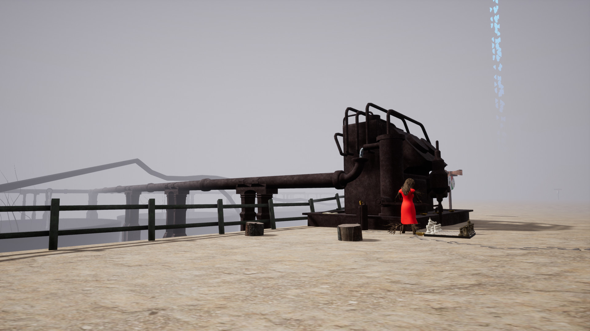 Bus stop in the fog on Steam