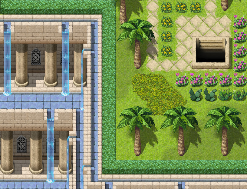 RPG Maker MV - FSM - Desert Town and Ruins Tiles · 스팀