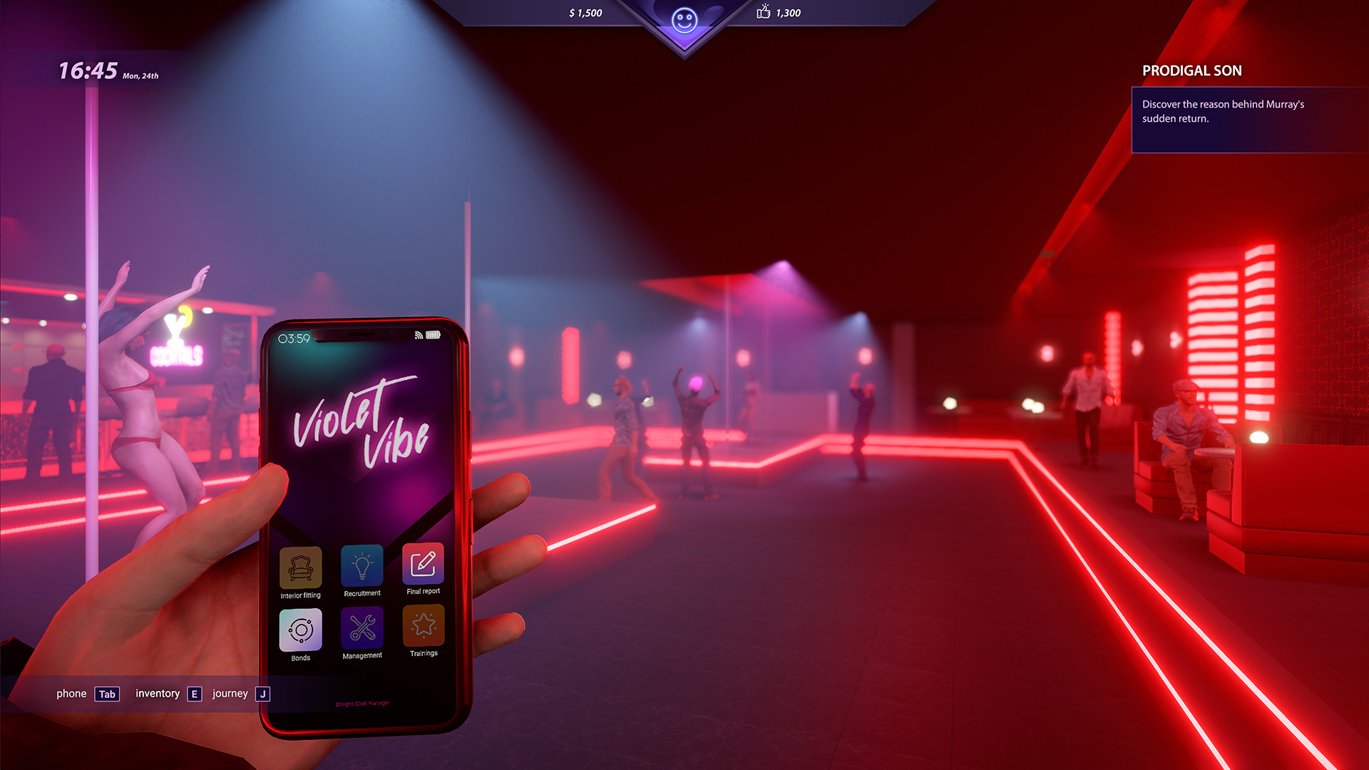 Nightclub Manager: Violet Vibe on Steam