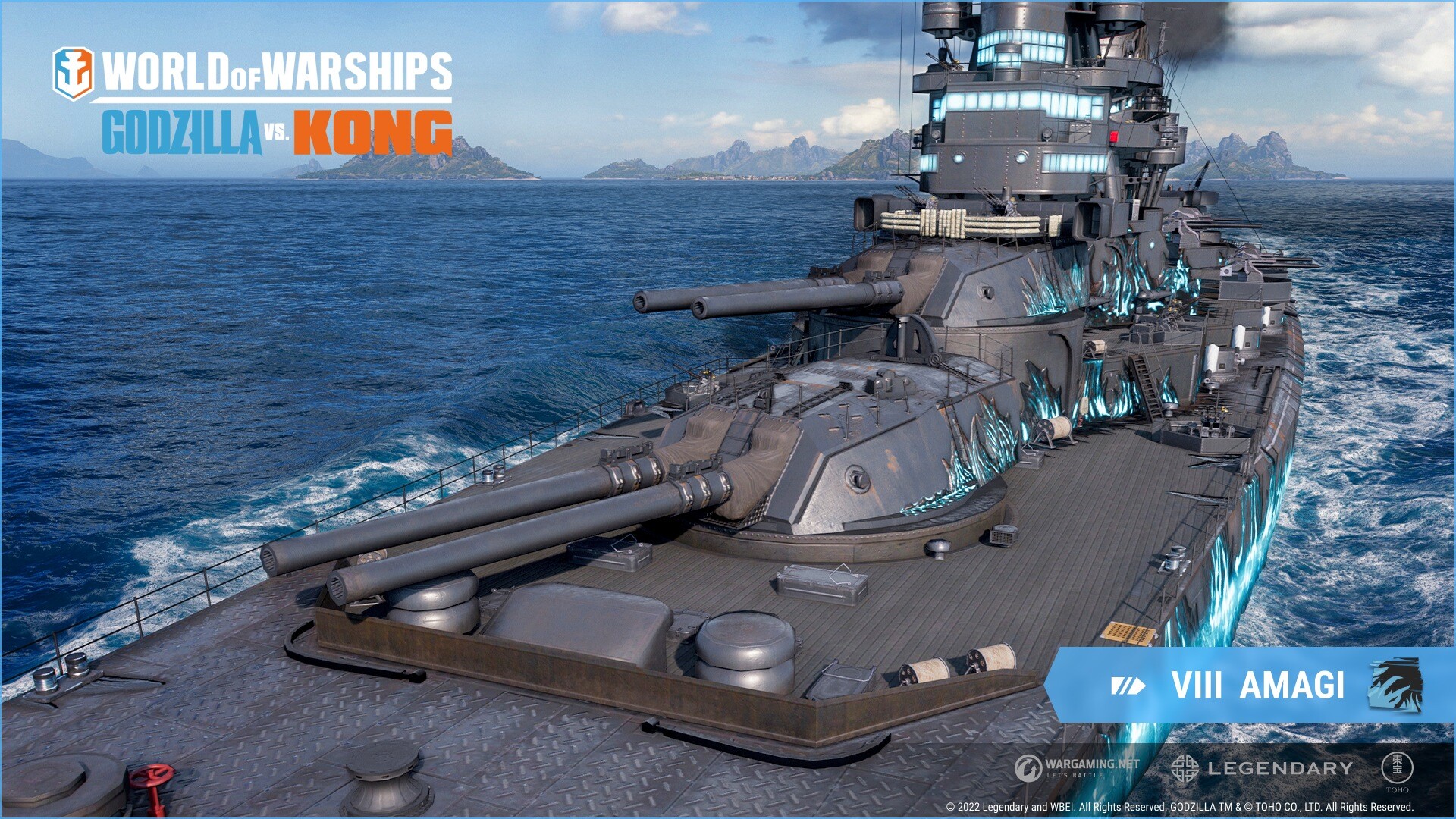 World of Warships × Godzilla vs. Kong: Team Godzilla - Keymailer