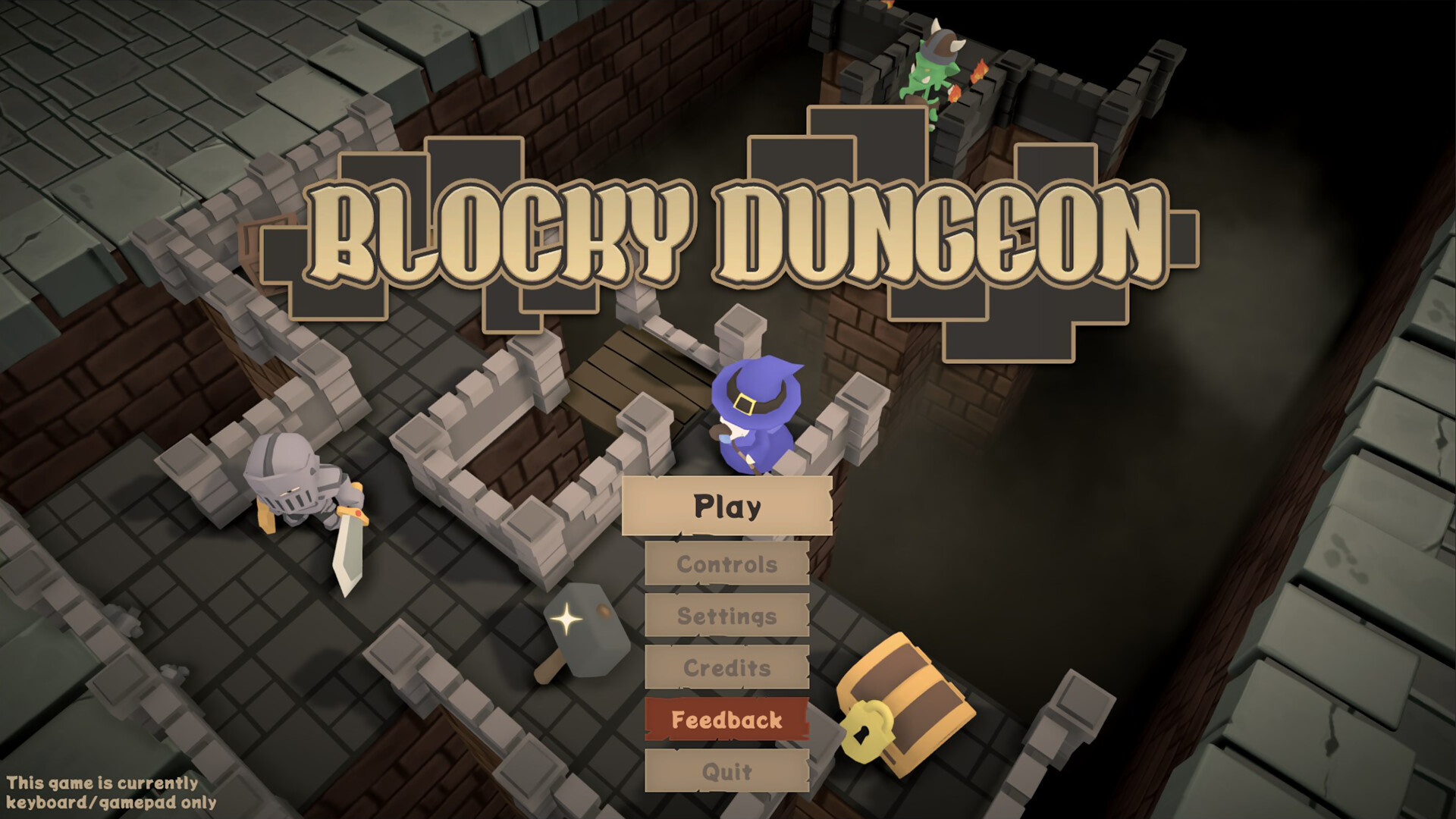 Steam：Blocky Dungeon