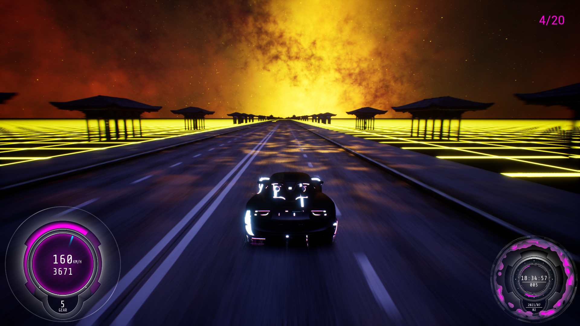 Synthwave Burnout on Steam