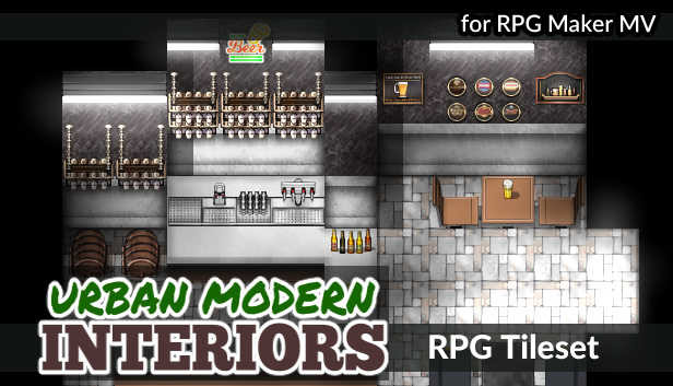 RPG Maker MV - KR Urban Modern Tileset - Interiors on Steam