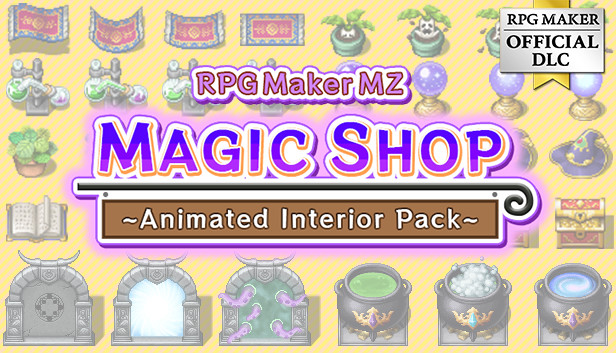 RPG Maker MZ - Magic Shop Animated Interior Pack on Steam