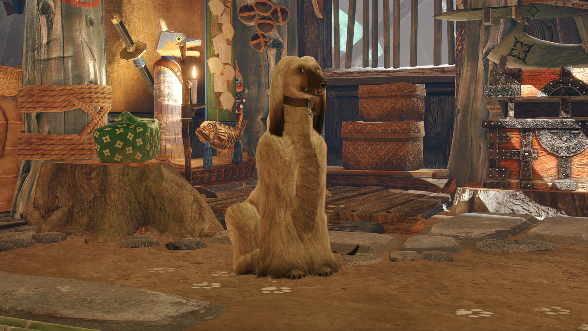 MONSTER HUNTER RISE - "Long Coat Costume" Palamute layered armor set ...