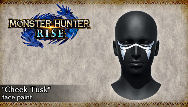 Save 25% on MONSTER HUNTER RISE - "Cheek Tusk" face paint on Steam