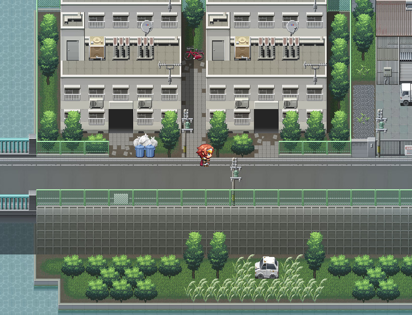 Steam:rpgツクールmv 現代日本都市タイルセット