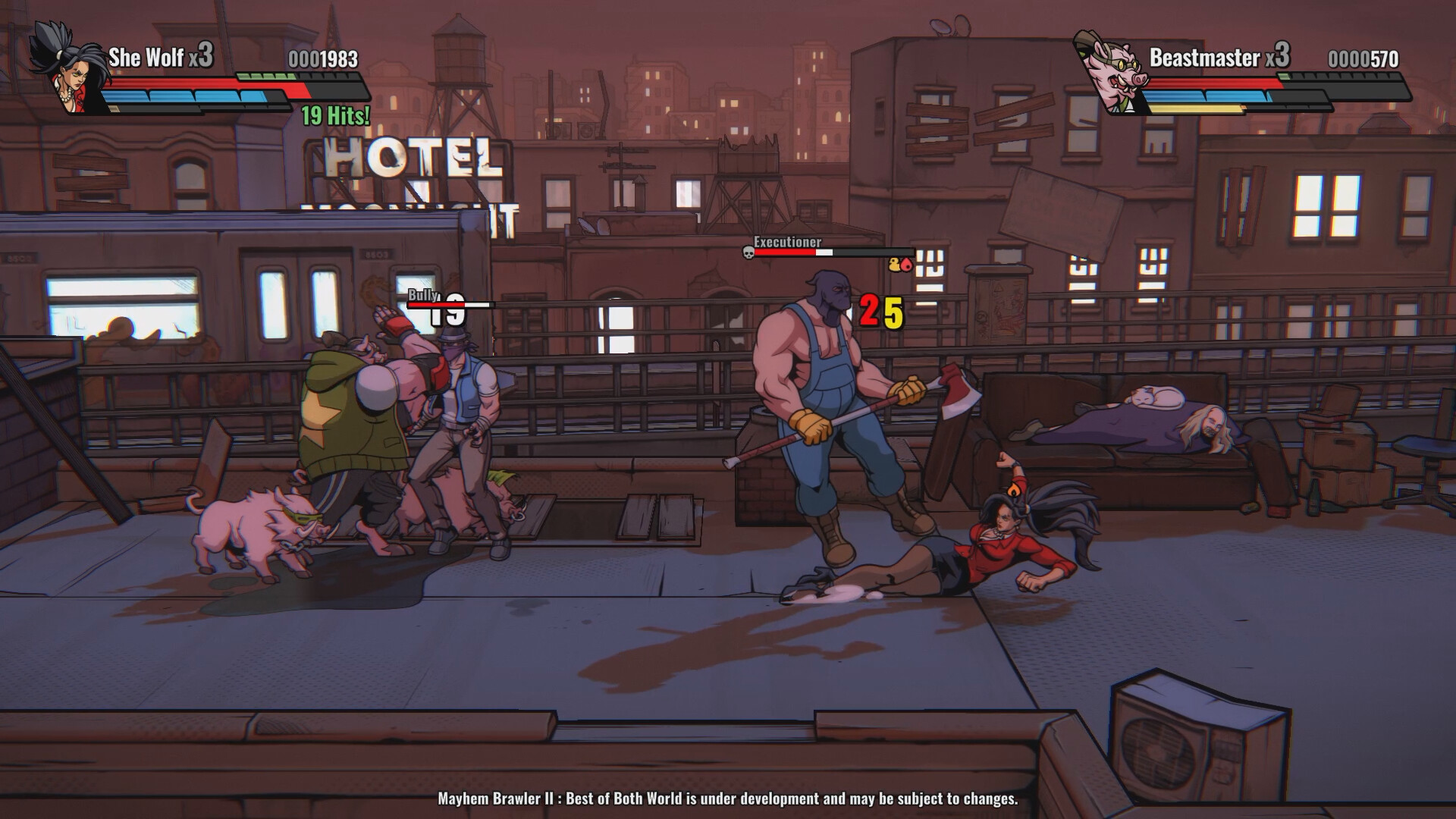 Mayhem Brawler II: Best of Both Worlds - Keymailer