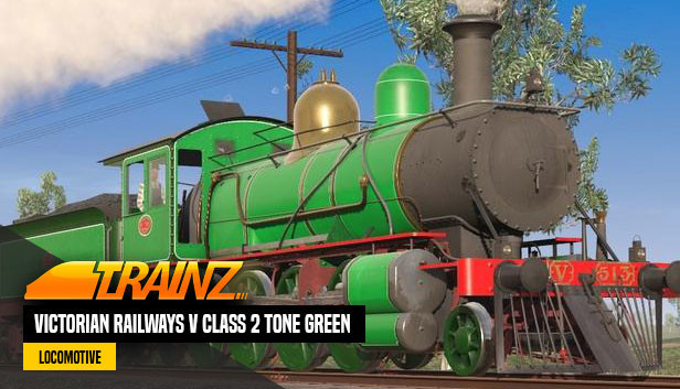 Trainz 2022 DLC - Victorian Railways V Class 2 Tone Green on Steam