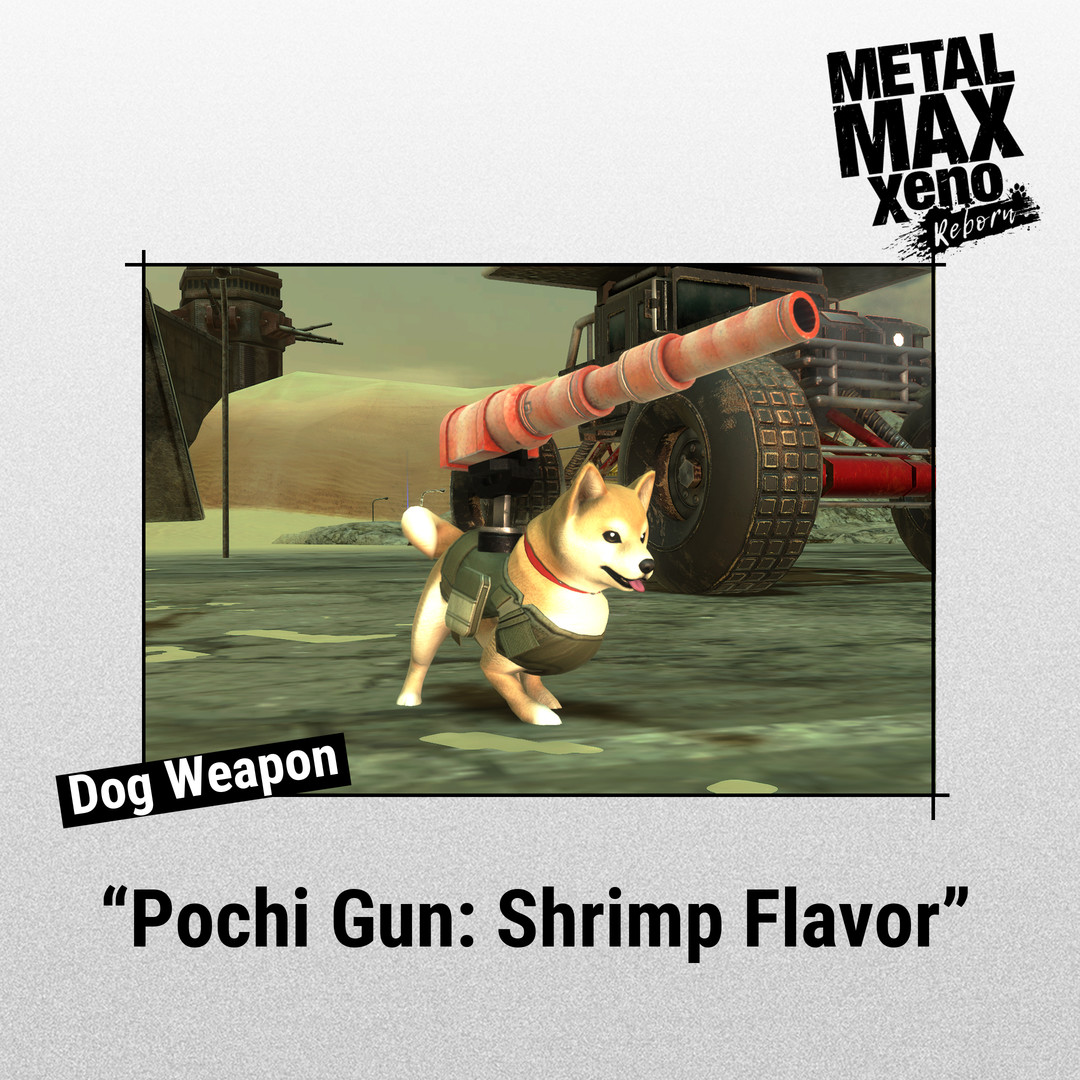 METAL MAX Xeno Reborn - Pochi Gun: Shrimp Flavor - Keymailer