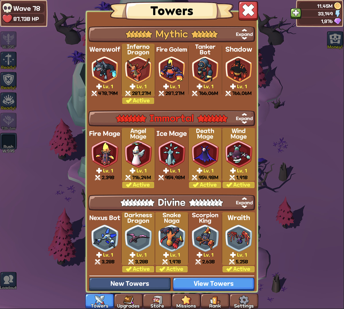 Idle Monster TD: Evolved on Steam