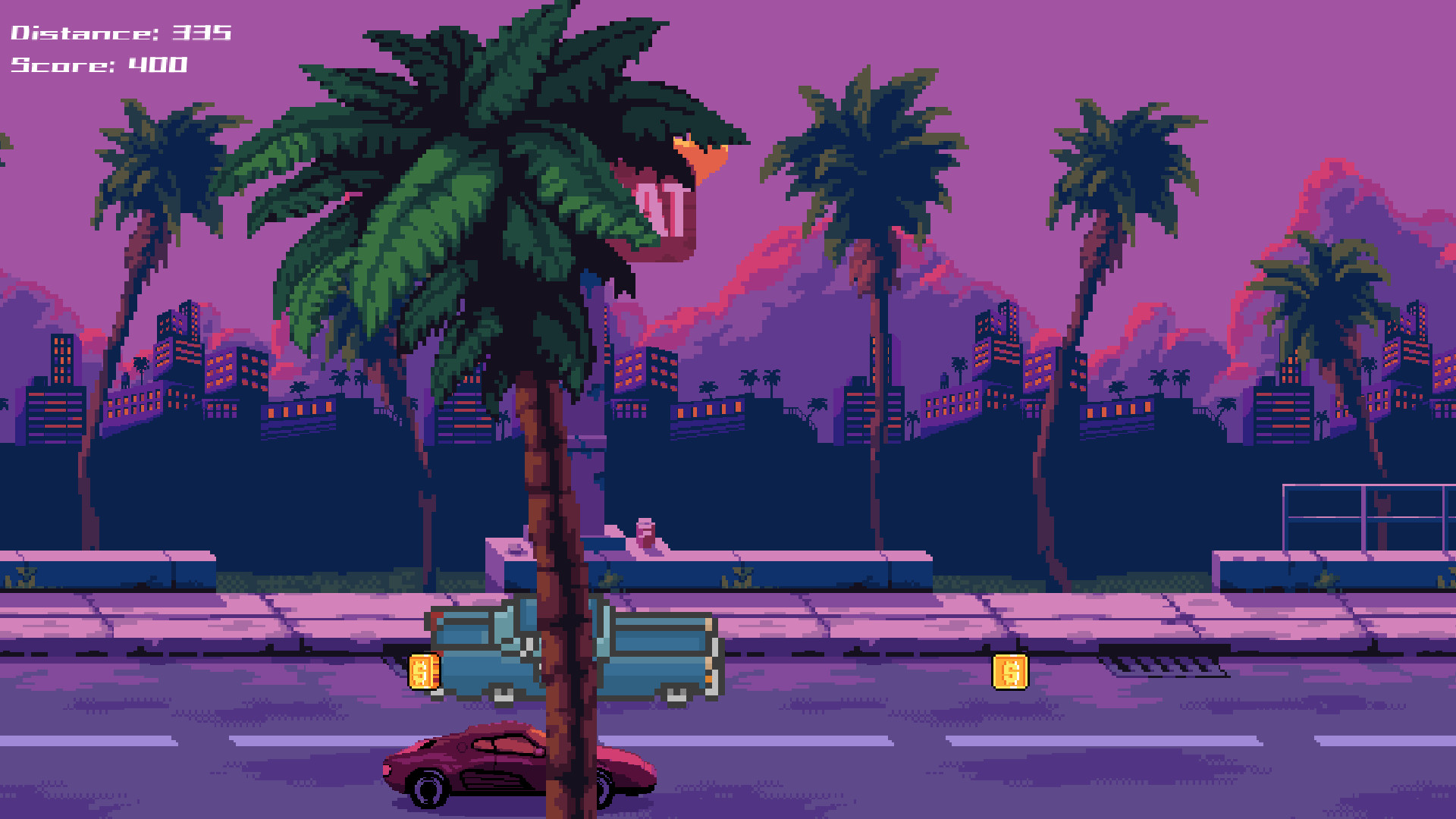 Save 90% on Miami Sunset Drive on Steam